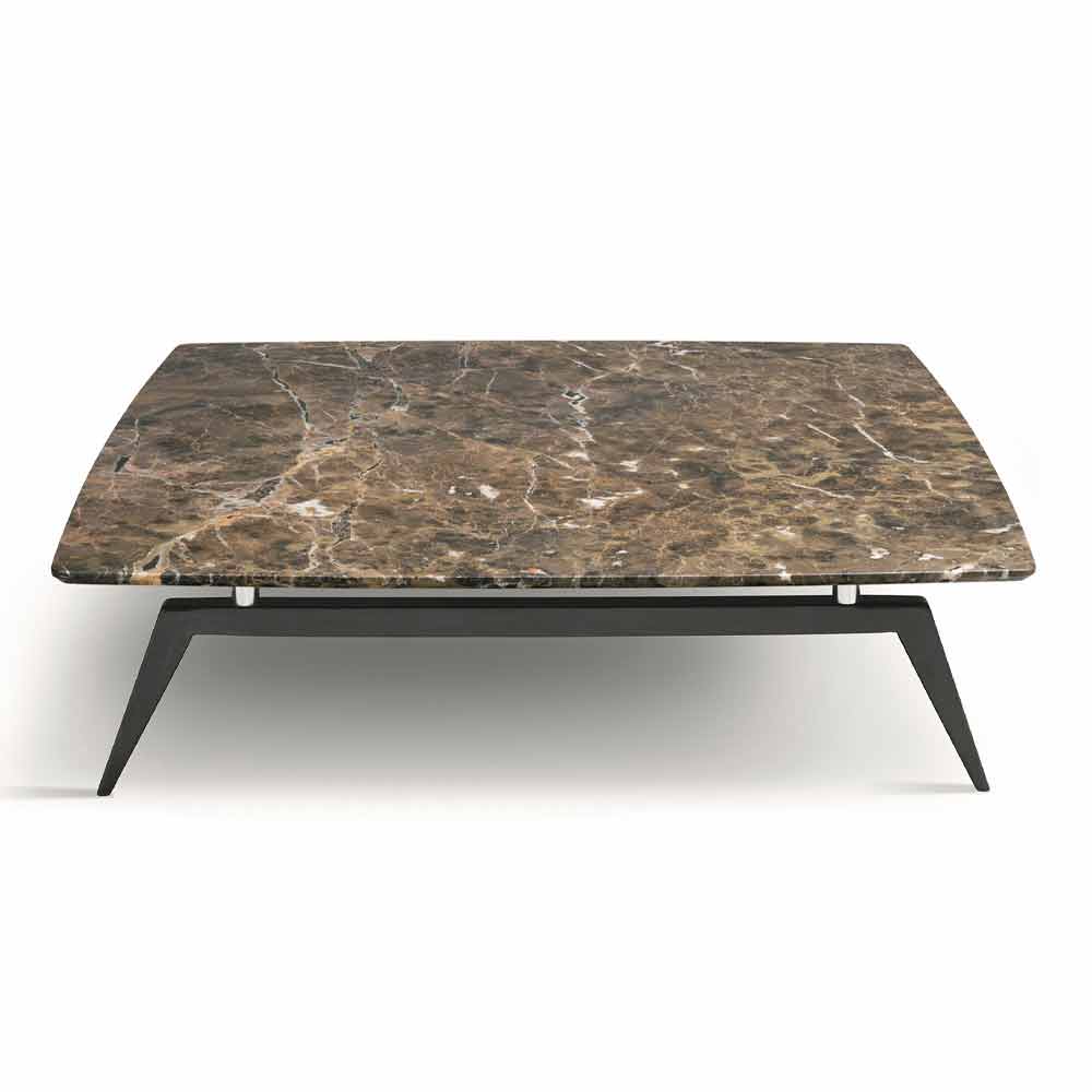 High Quality Coffee Table in Marble and Wood Made in Italy