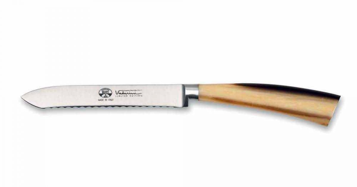 Berti Tomato Knife with Serrated Blade Exclusive for Viadurni - Botero ...