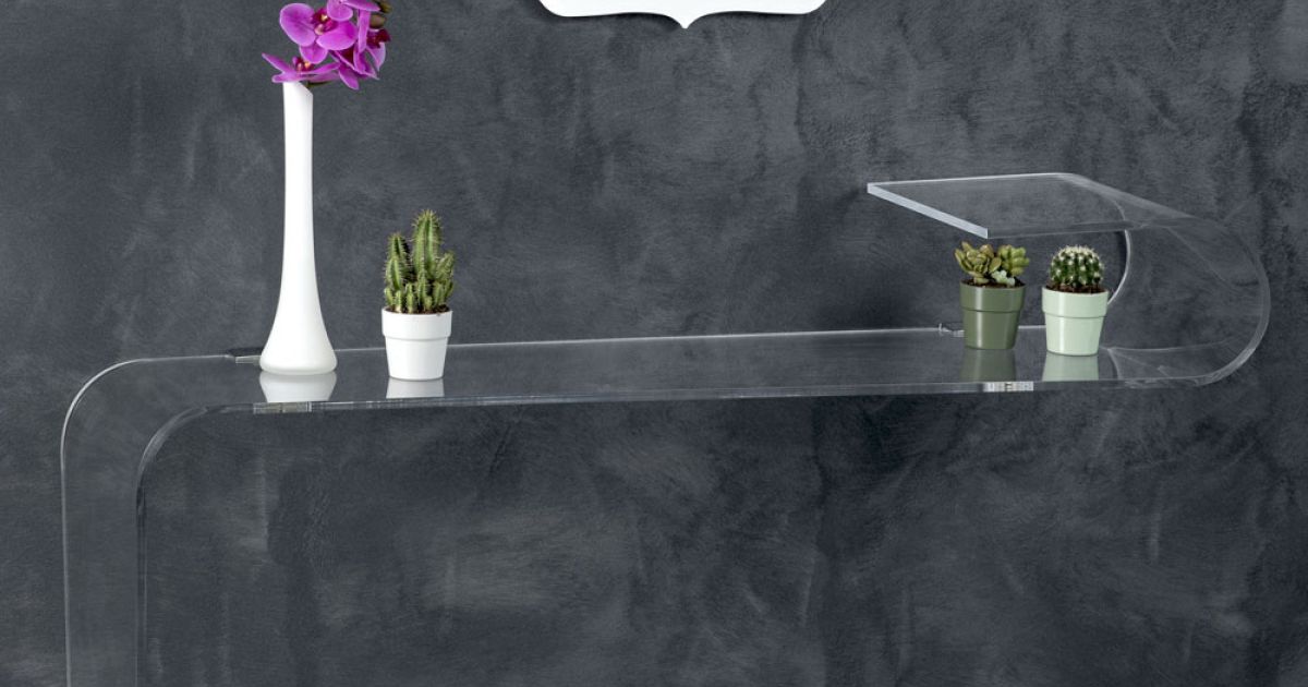 Minimal Design Plastic Entrance Wall Console