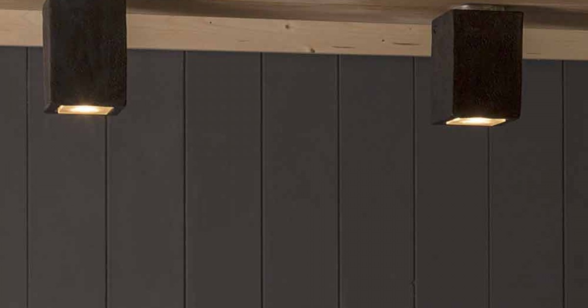 Rectangular outdoor ceiling light Smith - Toscot
