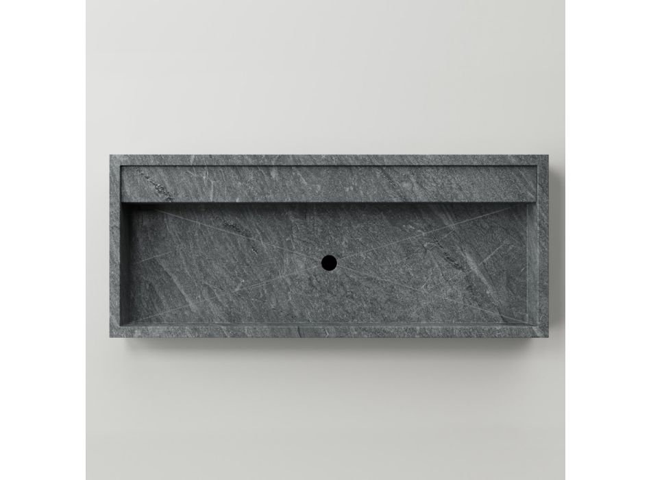 Countertop Bathroom Washbasin in Porcelain Stoneware Made in Italy