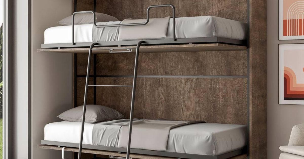 Horizontal Folding Bunk Bed