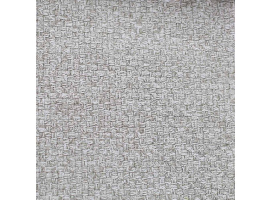 Round Double Bed Tissue Coated Made in Italy