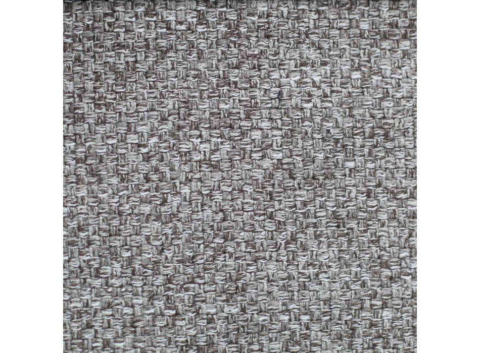 Round Double Bed Tissue Coated Made in Italy