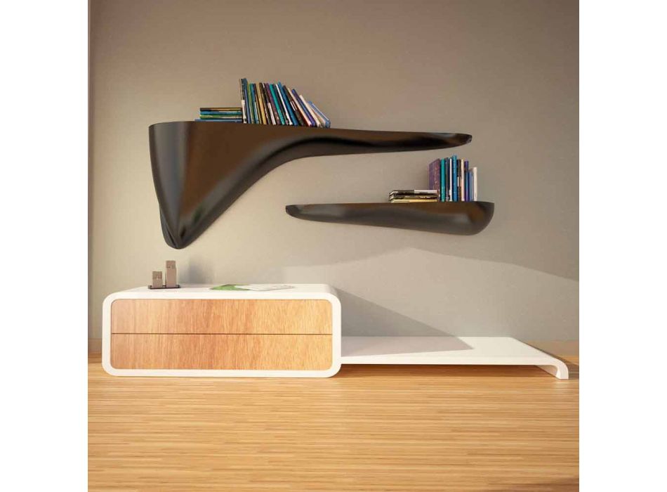 Modern design shelf made in Italy, Sizzano
