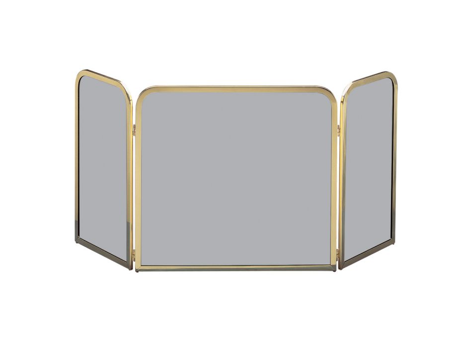 Brass spark arrestor with smoked tempered glass