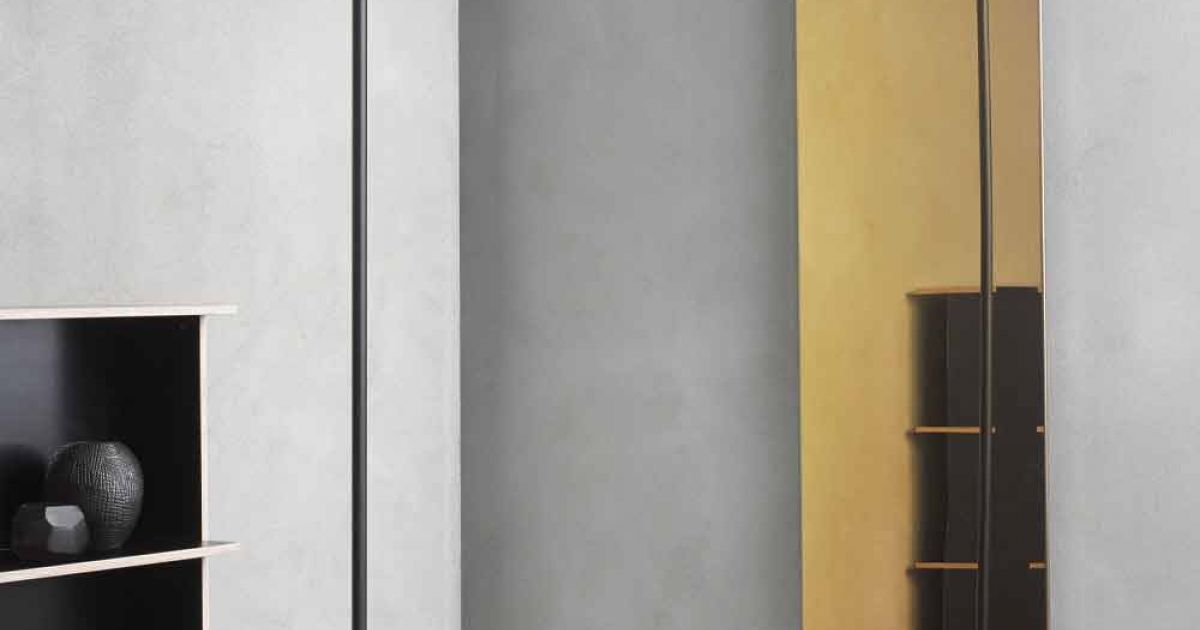 Gold Vertical Decorative Radiator in Hydraulic Steel