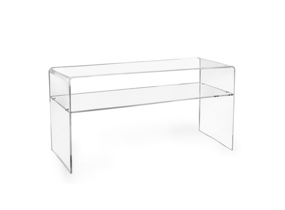 TV Stand in Transparent Plexiglass Made in Italy
