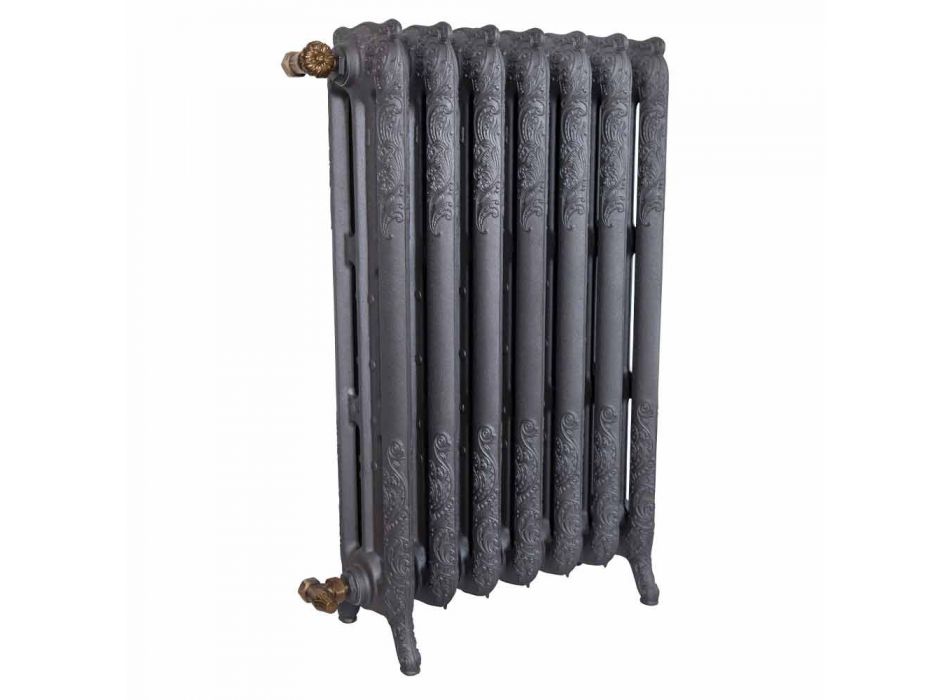 Vintage Baroque Style Hydraulic Cast Iron Floor Radiator