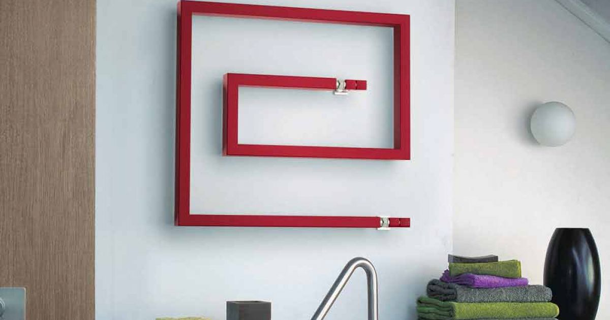 Modern design hot water radiator Snake made in Italy by Scirocco H