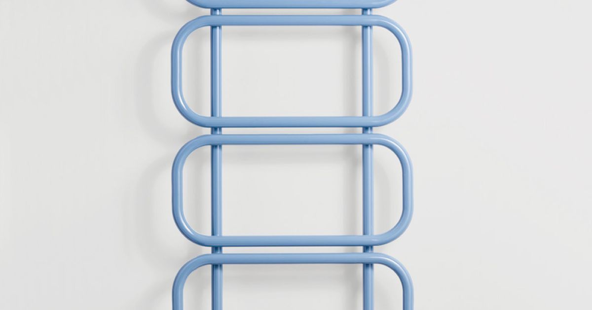 Colored Flat Steel Hydraulic Towel Warmer Ladder