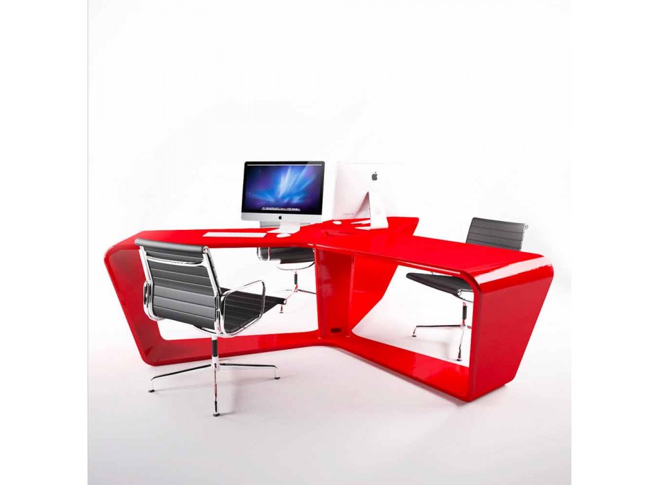 Modern design multi person office desk Ta3le, made in Italy