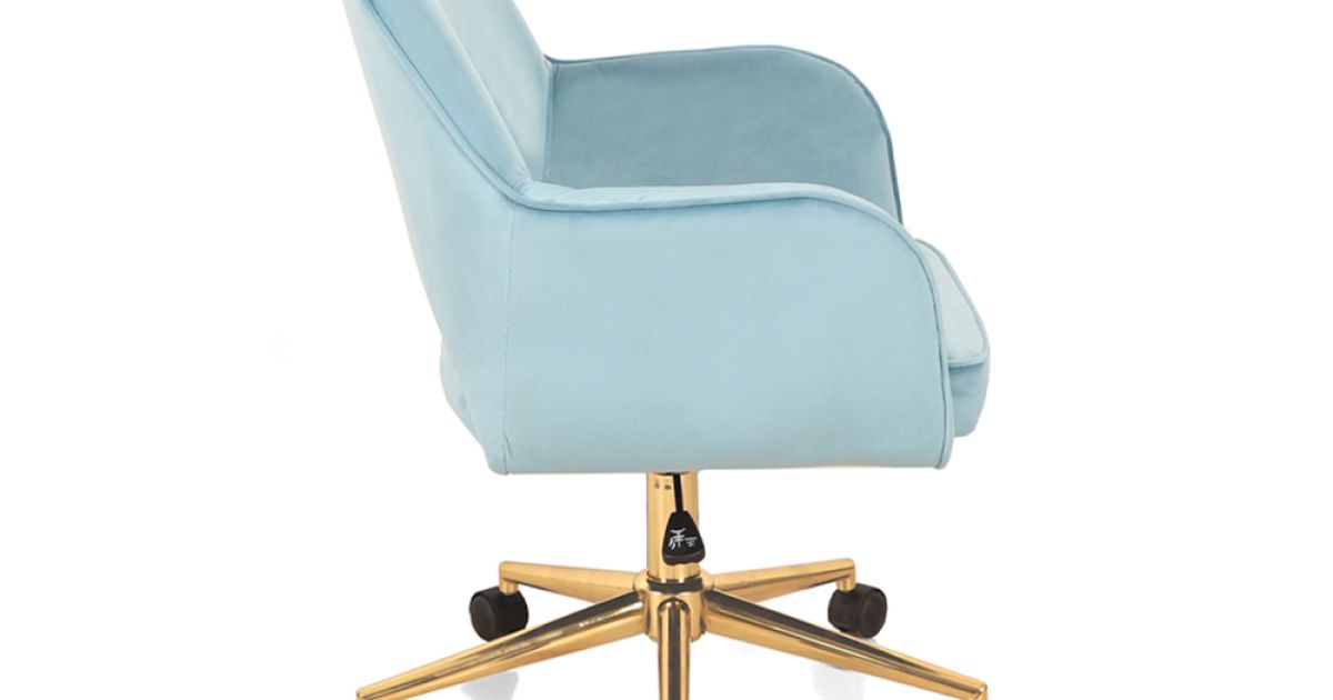 Office Chair Metal Base and Fabric Seat