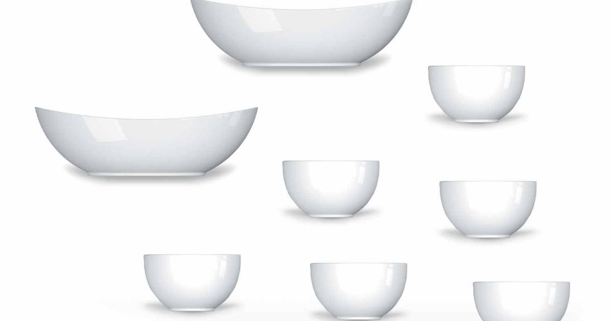 Ice Cream or Macedonia Cups in Modern White Design from Dolce