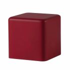 Modern design cube-shaped stool Slide Cube, produced in Italy