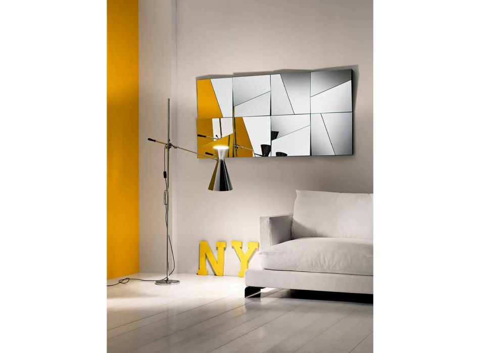 Modern Design Modular Wall Mirror Made in Italy