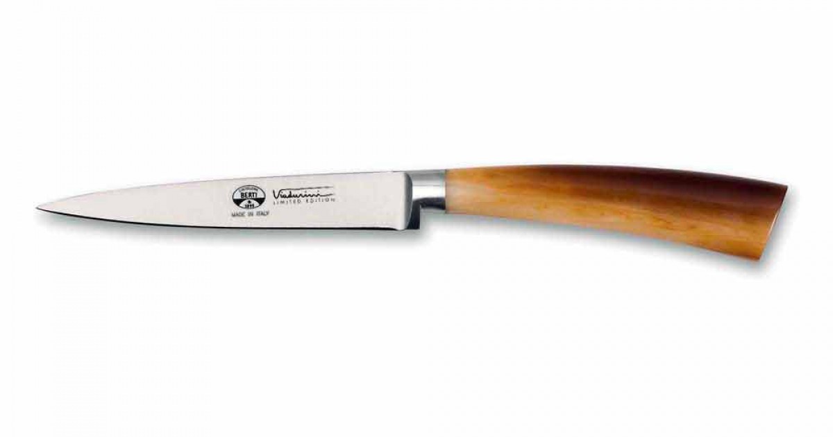 Straight Paring Knife in Stainless Steel, Berti exclusively for ...