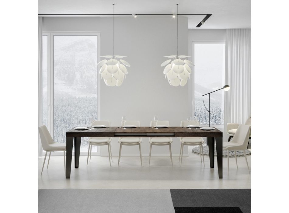 Extendable table to 284 cm in different sizes and finishes