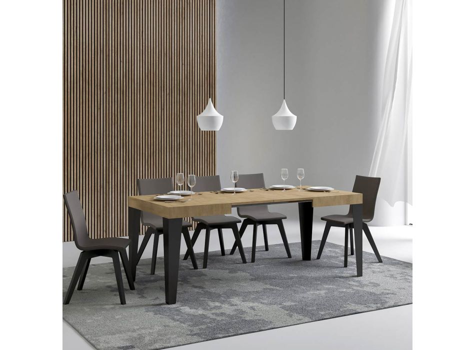 Extendable table to 284 cm in different sizes and finishes