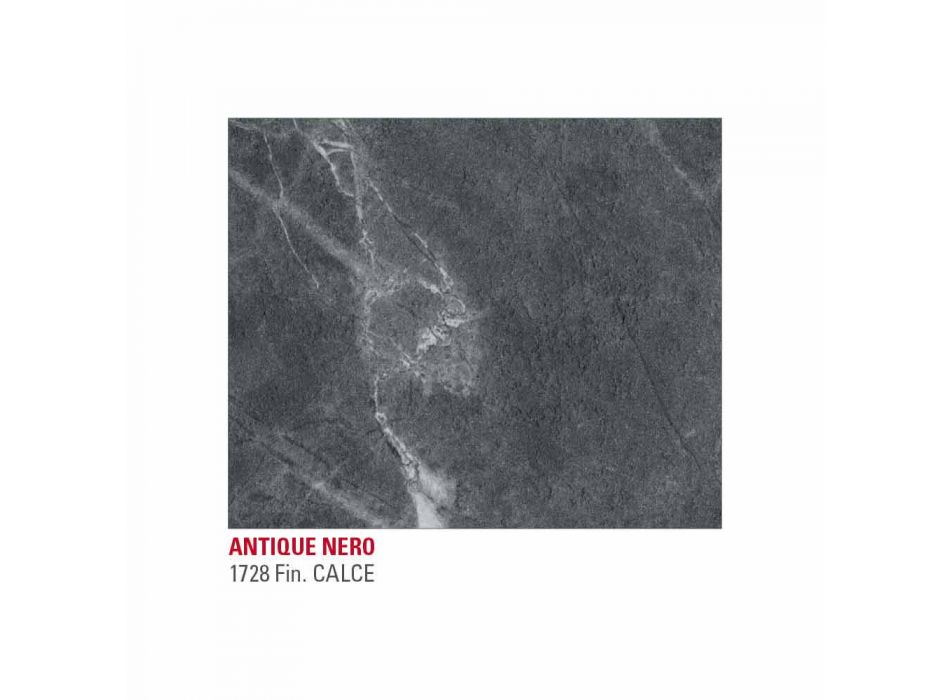 Kitchen Table with Marble Effect Hpl Top Made in Italy