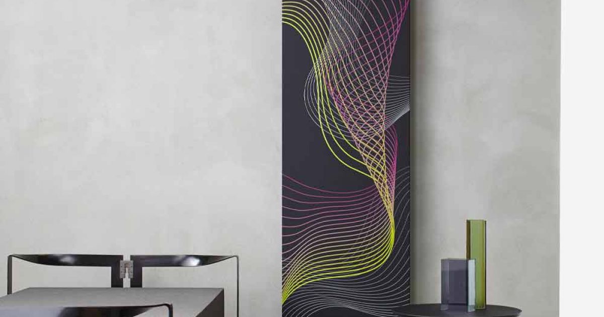 Modern Vertical Wall Design Steel Radiant Plate