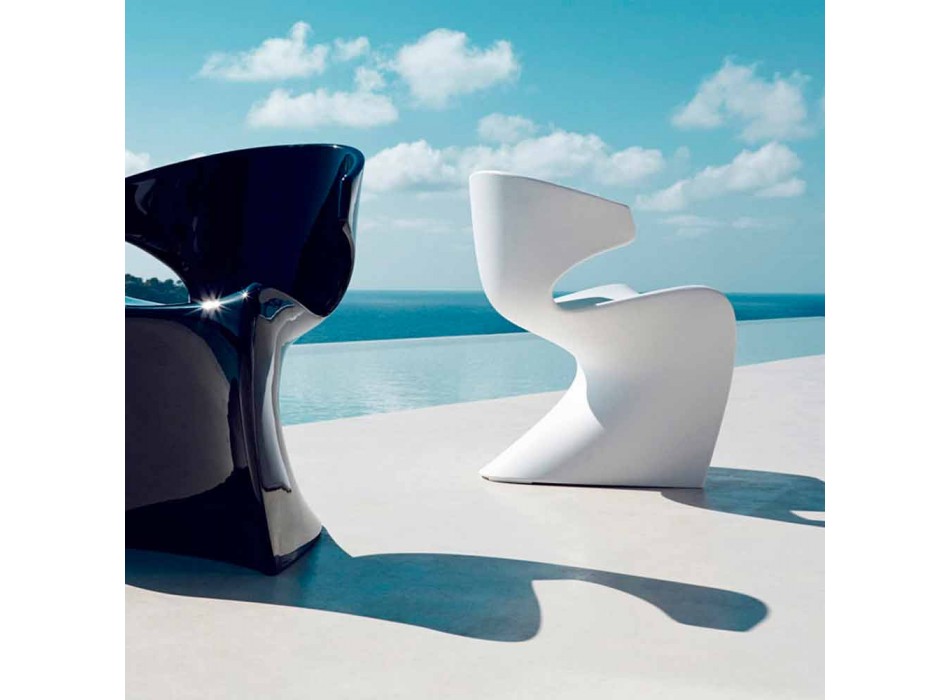 Vondom Wing modern outdoor armchair made of polyethylene, 50x56xH74 cm
